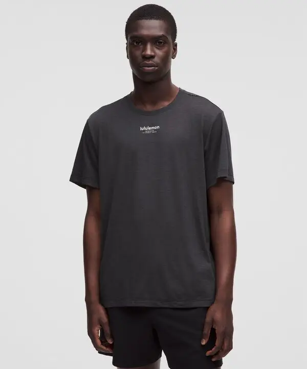 Lululemon Lightweight Knit Workout Short-Sleeve Shirt In Heathered